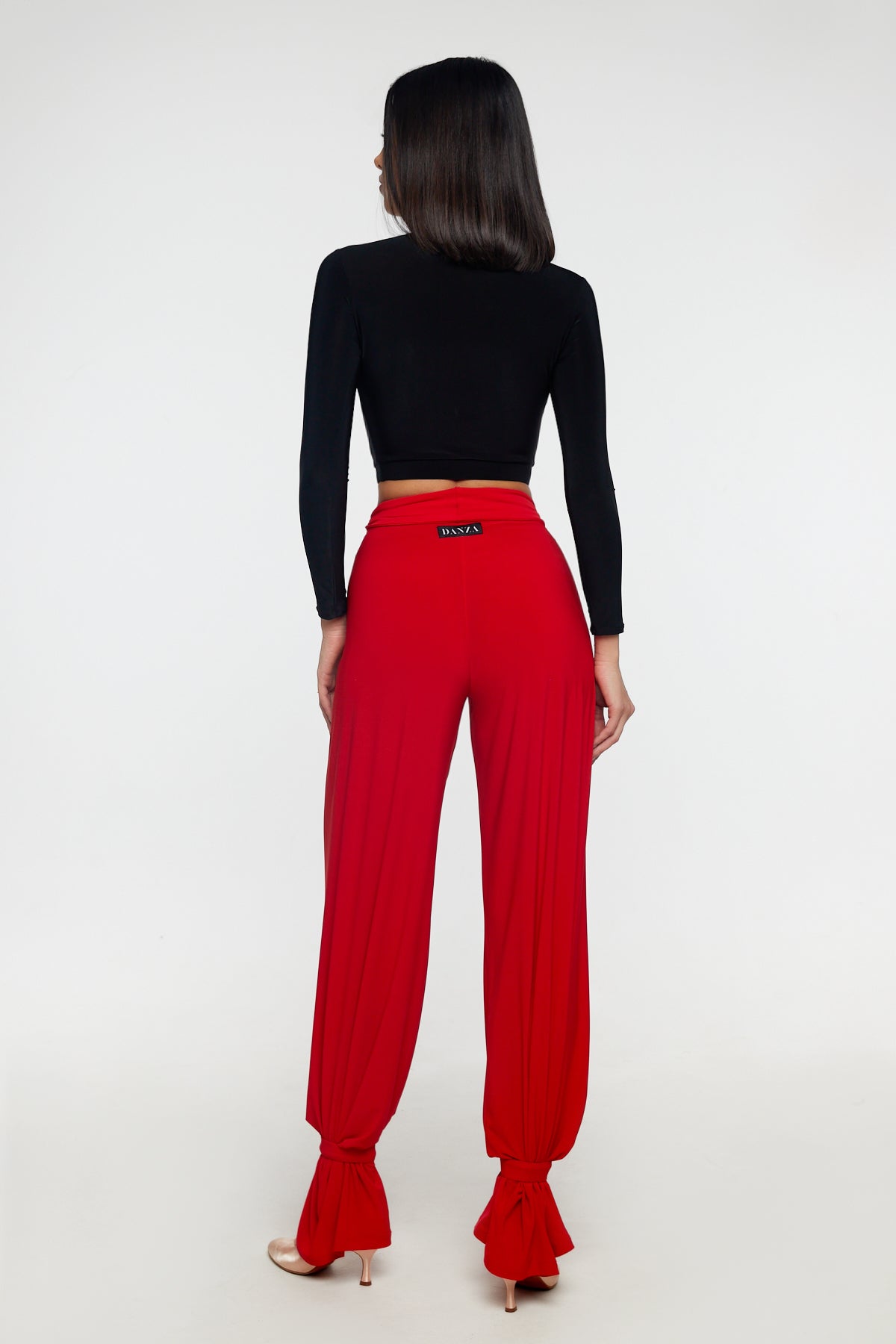 Red ankle straps for trousers – Adore Dance Shoes