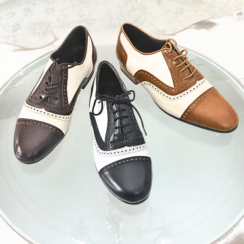 Pebete Wingtip Mens Dance Shoes| Leather Sole for Tango & Latin – Adore ...